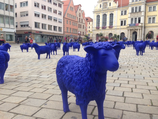 The Blue Flock Art project – justbluedutch