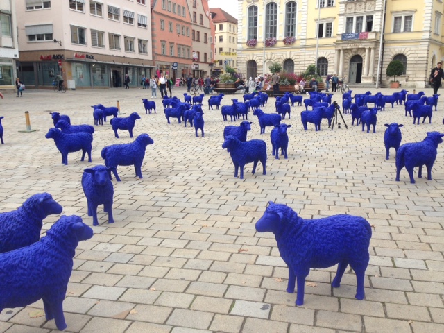 The Blue Flock Art project – justbluedutch